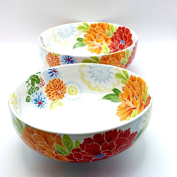 222 Fifth | Dining | 222 Fifth Huang White Soup Cereal Bowl Set Of Two ...